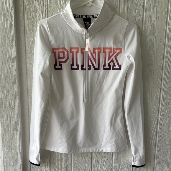 PINK Victoria's Secret | Tops | Victorias Secret Pink Long Sleeve 4 Zip ...